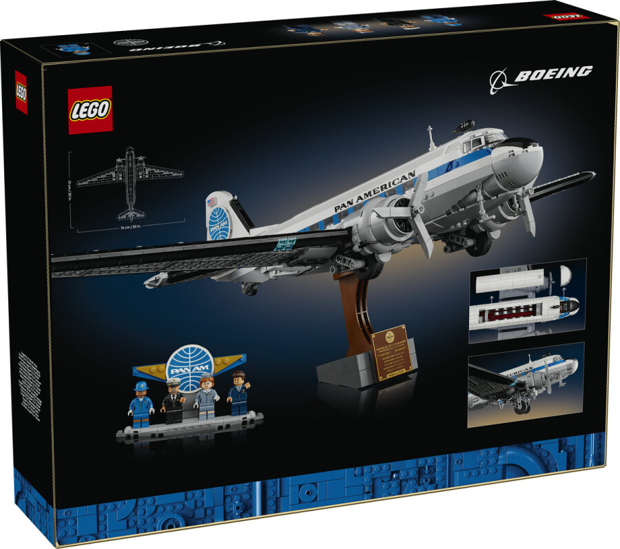 11378 LEGO® Icons Douglas™ DC-3™ PAN AM® Uçağı - Resmi LEGO Store TR